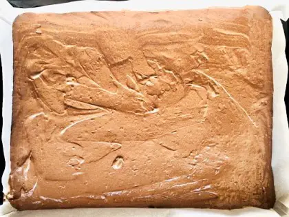 Tort de ciocolată cu blat umed, cremă de brânză Philadelphia cu fructe ...